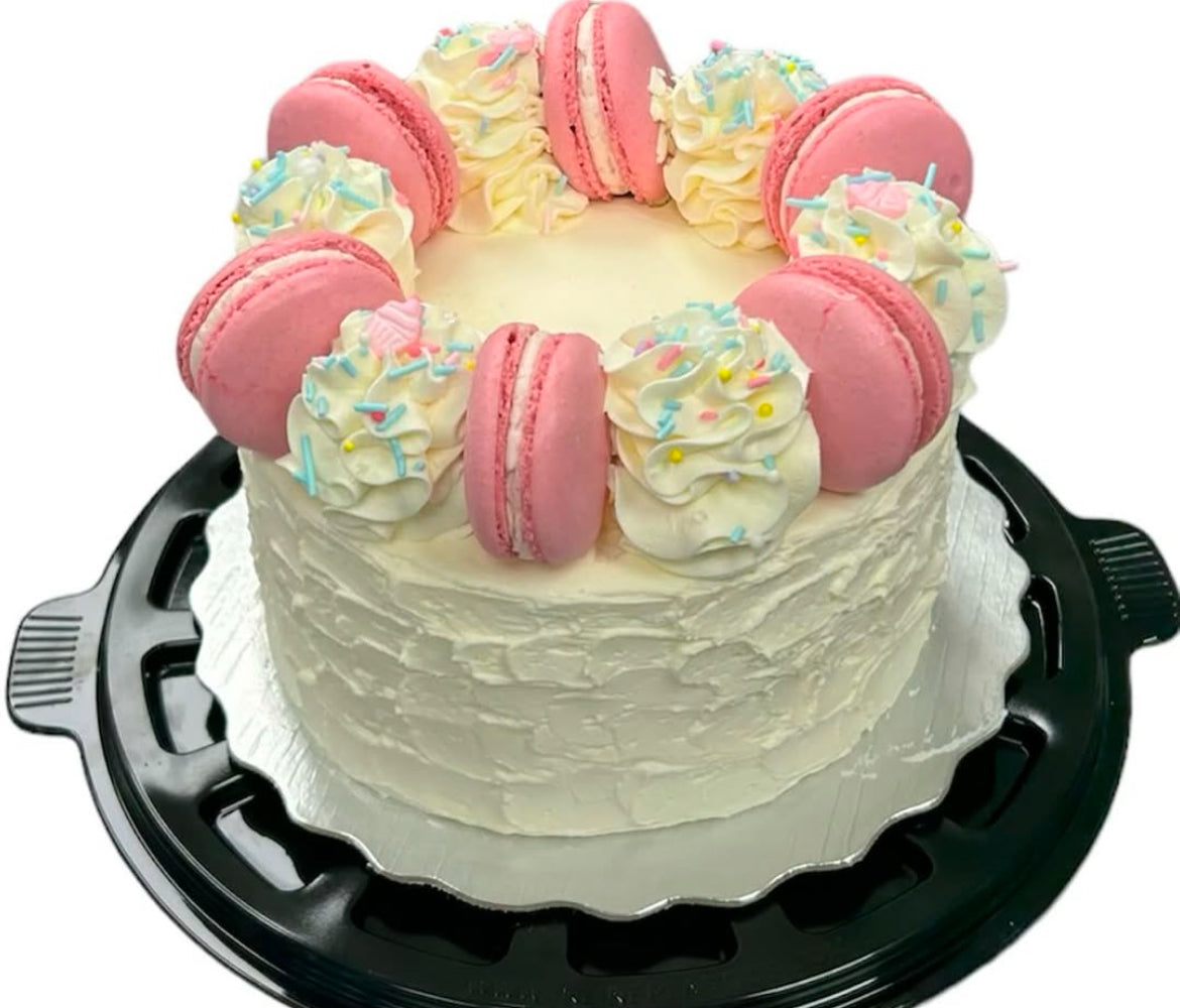 6" Double Layer Macaron Cake – Joanie's Pastries Gluten Free Incorporated